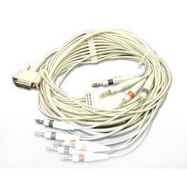 Bionet 10 Lead ECG Patient Cable for ECGs, ECG-CBL